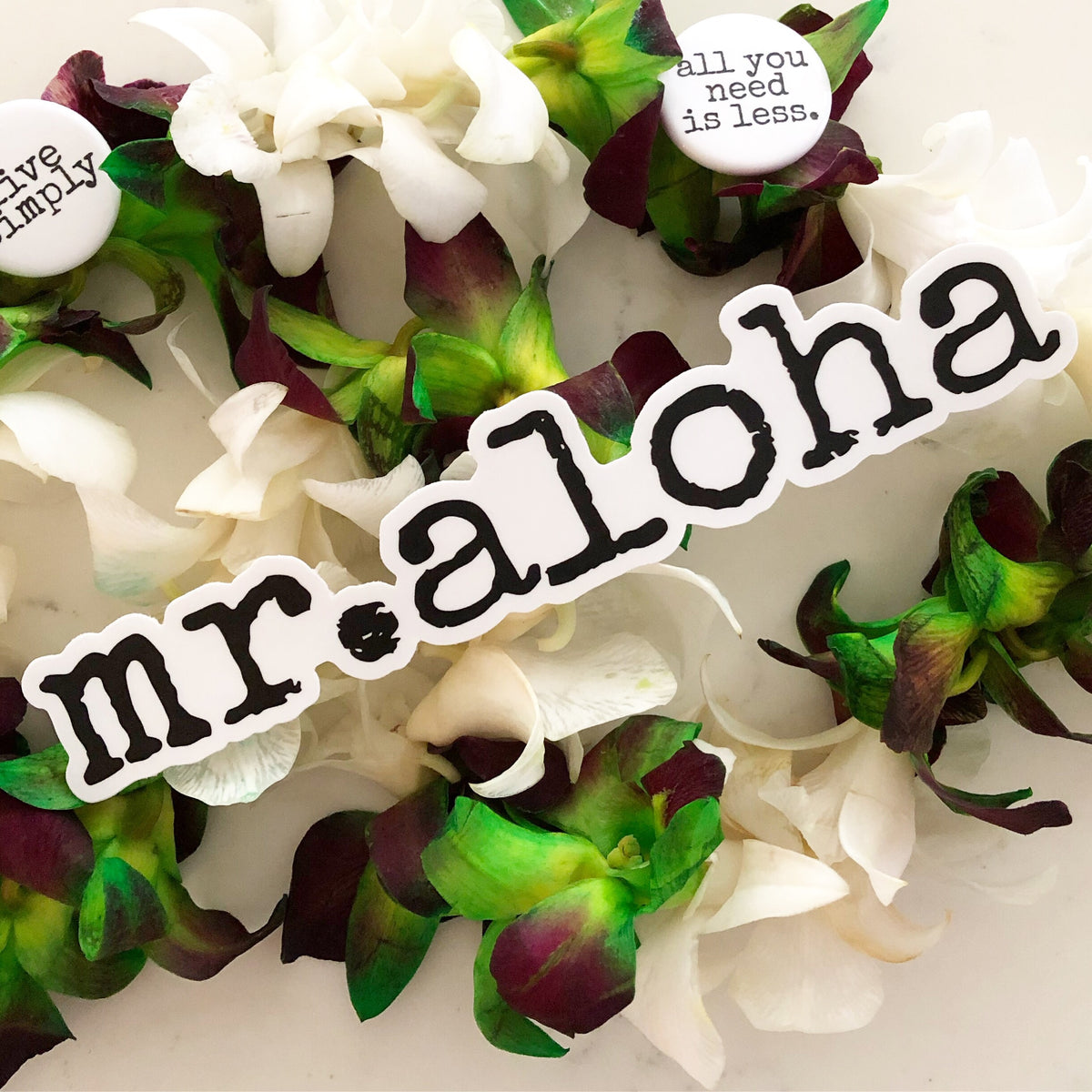 Mr.Aloha Sticker – Ivy & Co.